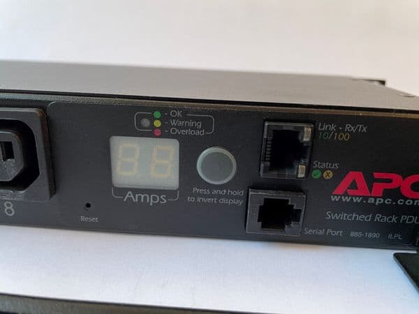 APC Rack PDU Power Distribution Unit with Cable Management Tray