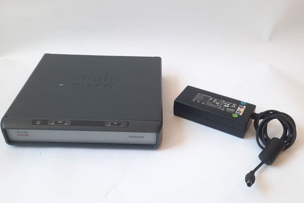 Cisco VG202XM Analogue Voice Gateway with UK PSU