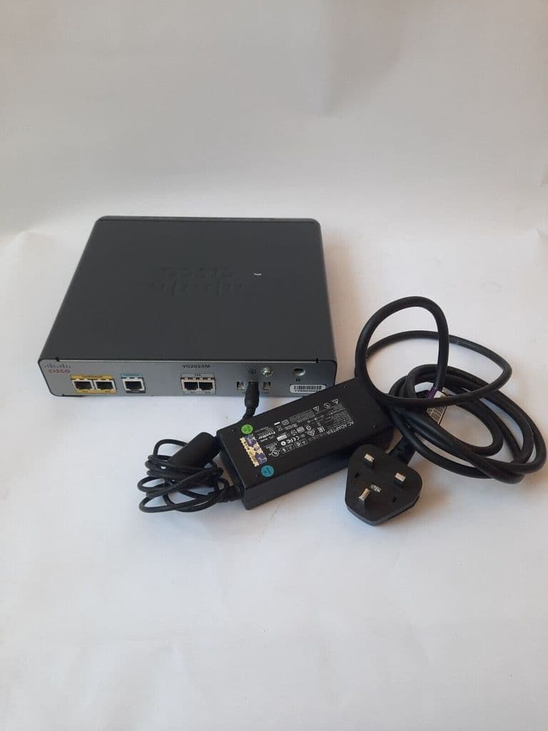 Cisco VG202XM Analogue Voice Gateway with UK PSU
