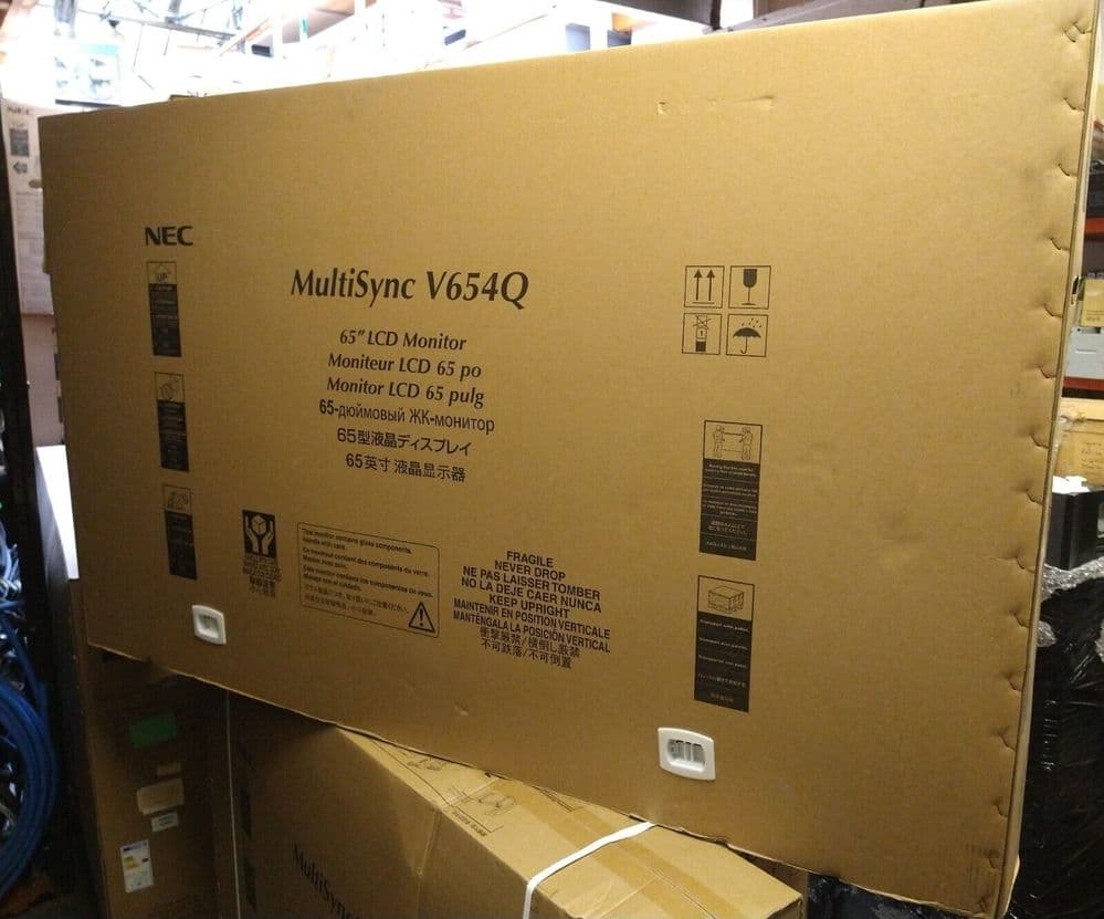 NEC MultiSync V654Q PCAP 65" Multitouch Display LCD 4K Ultra HD 3840x2160